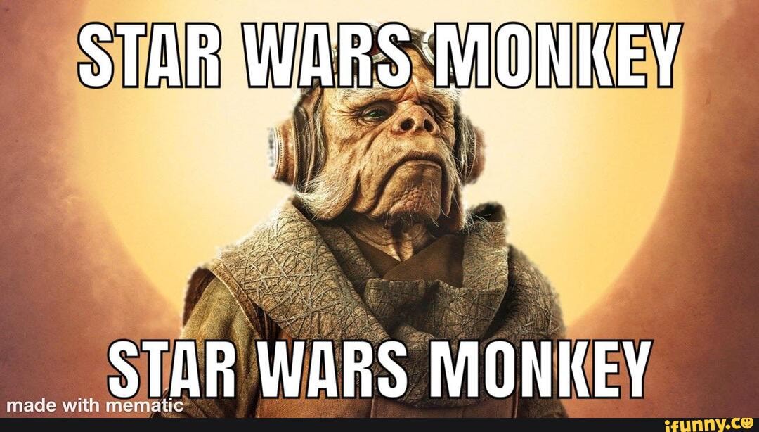 STAR WARS MONKEY made with mematic - iFunny