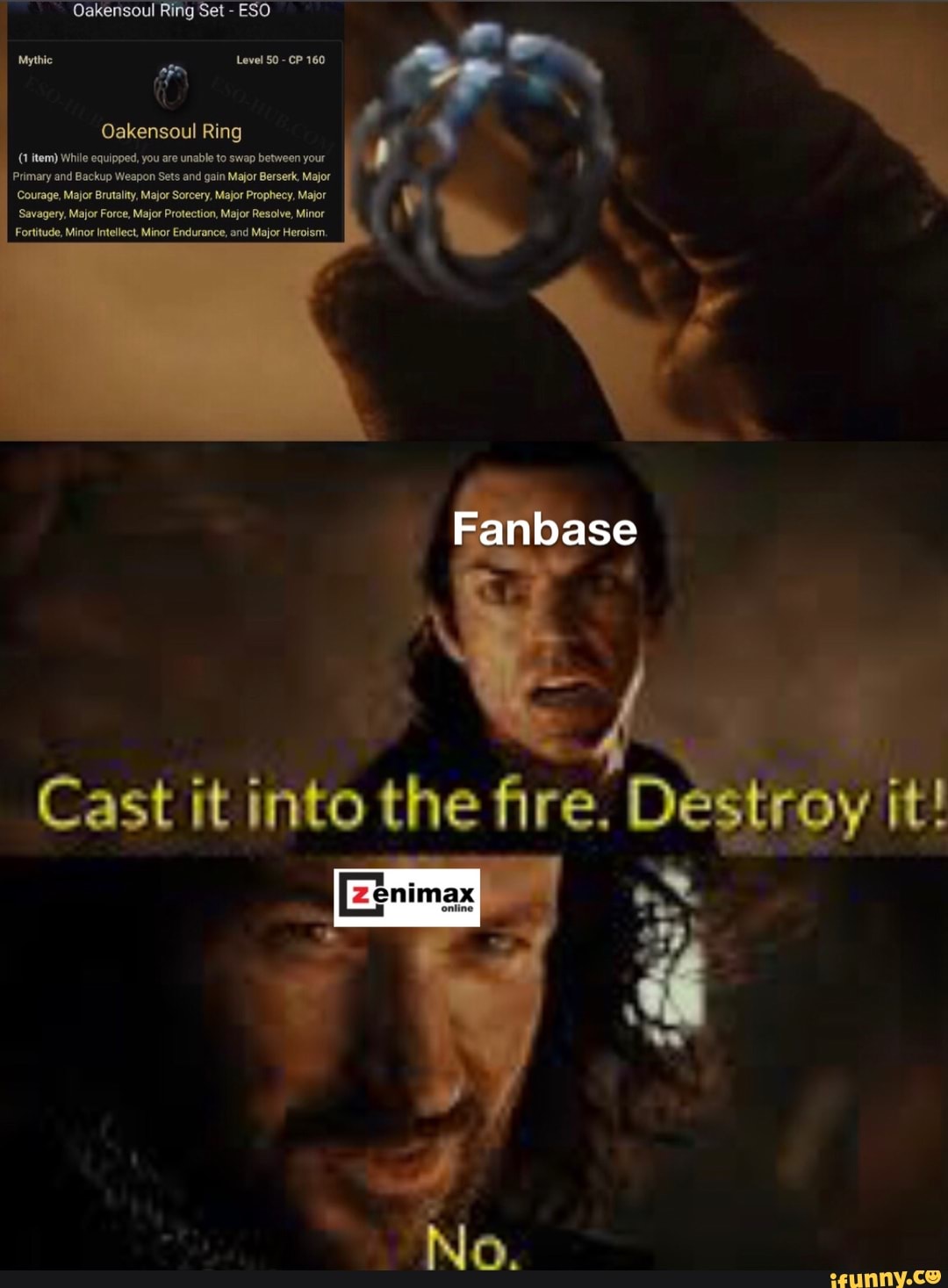 Oakensoul Ring Set - ESO Level 50 - CP 160 Oakensoul Ring Fortitude ...