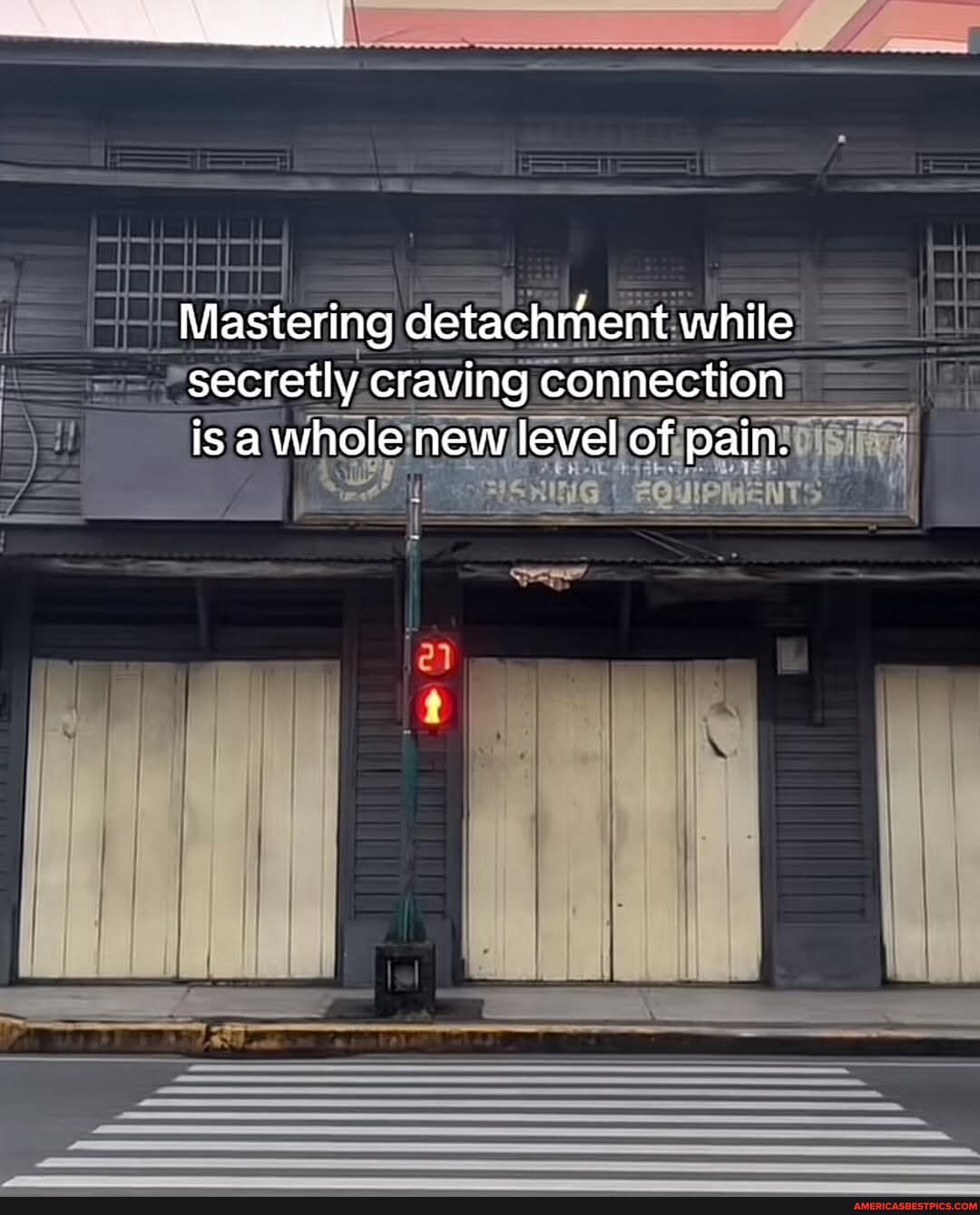 Mastering detachment while secretly craving connection is a whole new ...