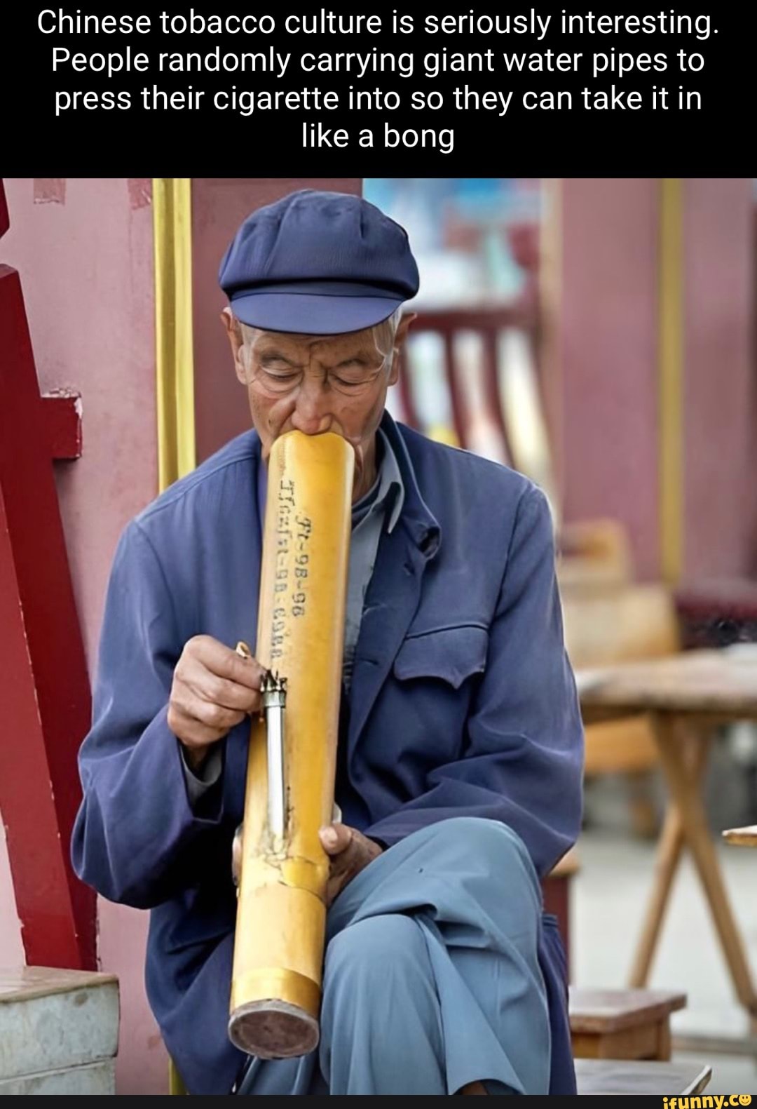 Chinese tobacco culture is seriously interesting. People randomly ...