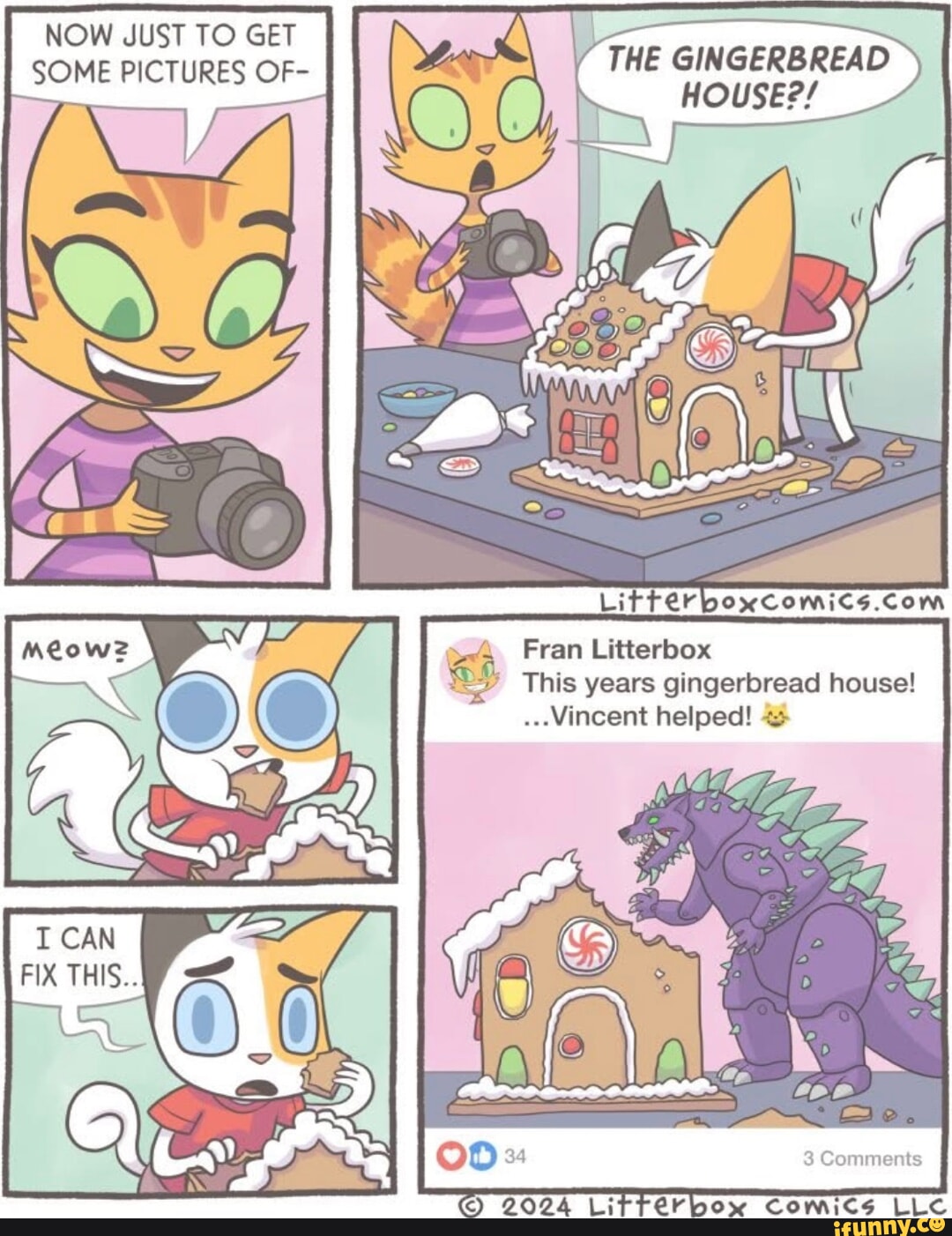 NOW JUST TO GET SOME PICTURES OF- THE GINGERBREAD HOUSE?/ I Fran ...