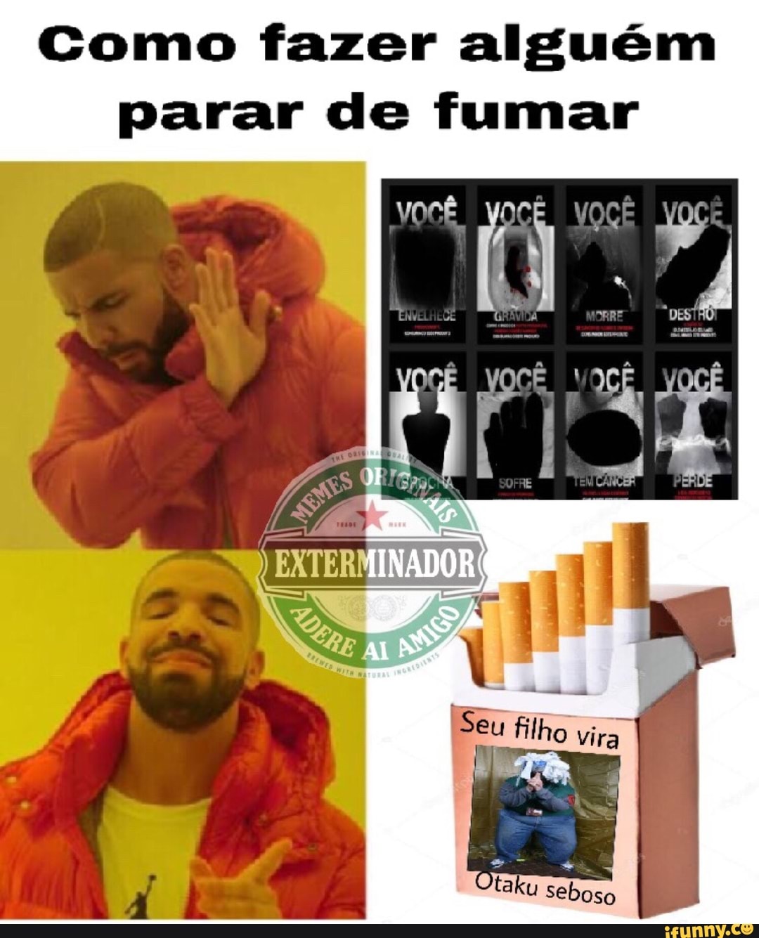 Como fazer alguém parar de fumar - iFunny :)