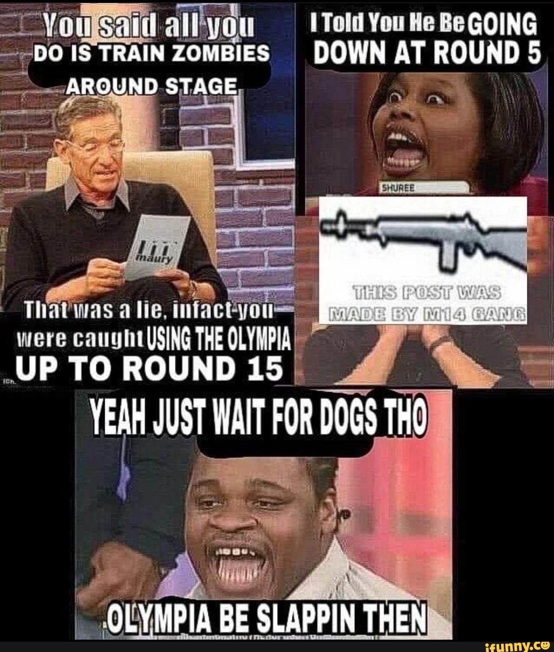 Told Yan Be Re GOING IS TRAIN ZOMBIES DOWN AT ROUND 5 AROUND STAGE ...