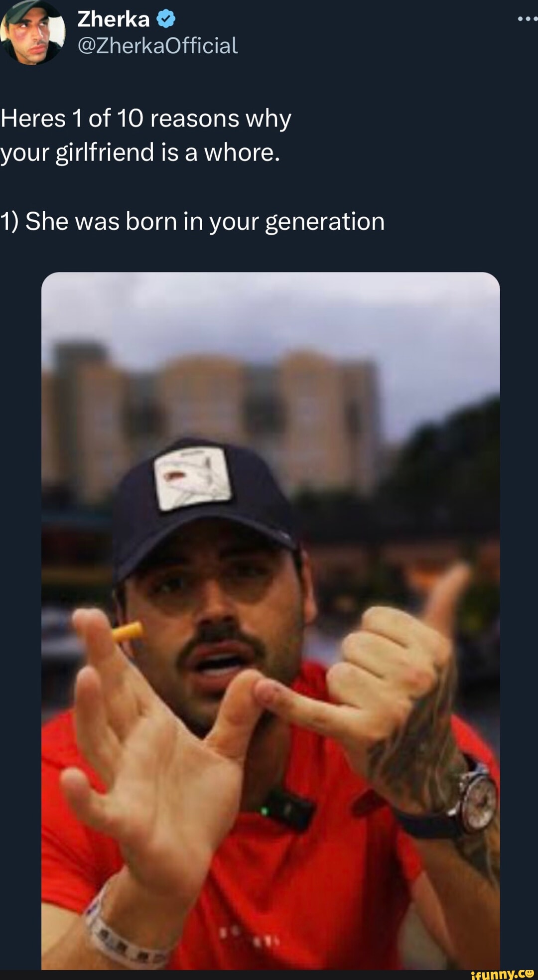 Ll Zherka @ @ZherkaOfficial Heres 1 of 10 reasons why your girlfriend ...