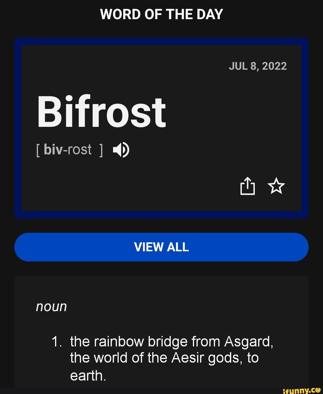 Bifrost memes. Best Collection of funny Bifrost pictures on iFunny