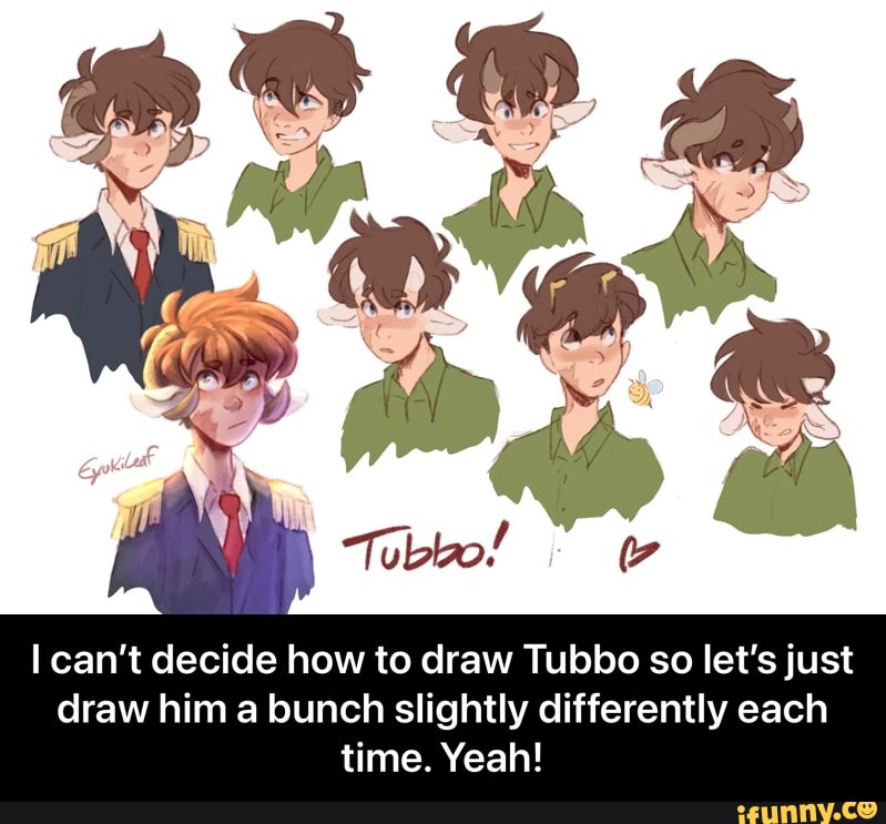 I can't decide how to draw Tubbo so let's just draw him a bunch ...