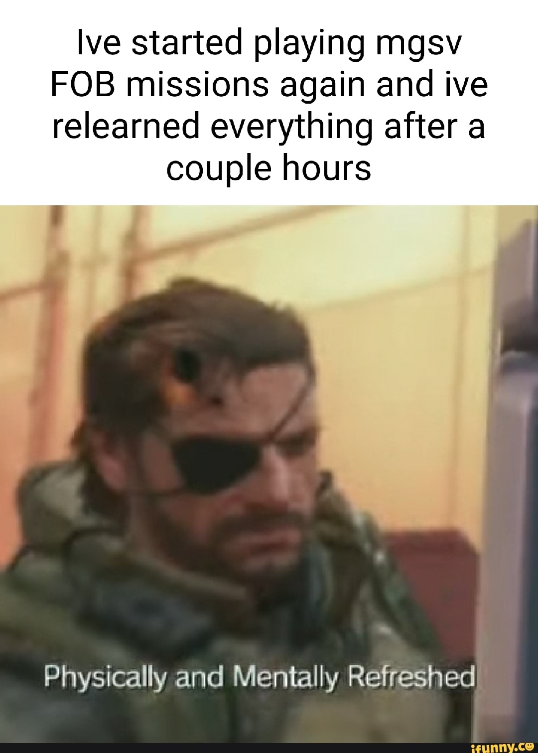 Mgsv memes. Best Collection of funny Mgsv pictures on iFunny