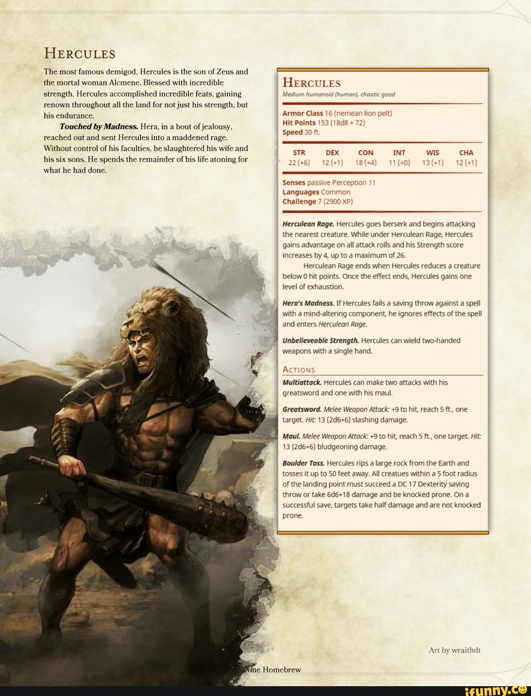 HERCULES The most famous demigod, Hercules d with incredible the son of ...