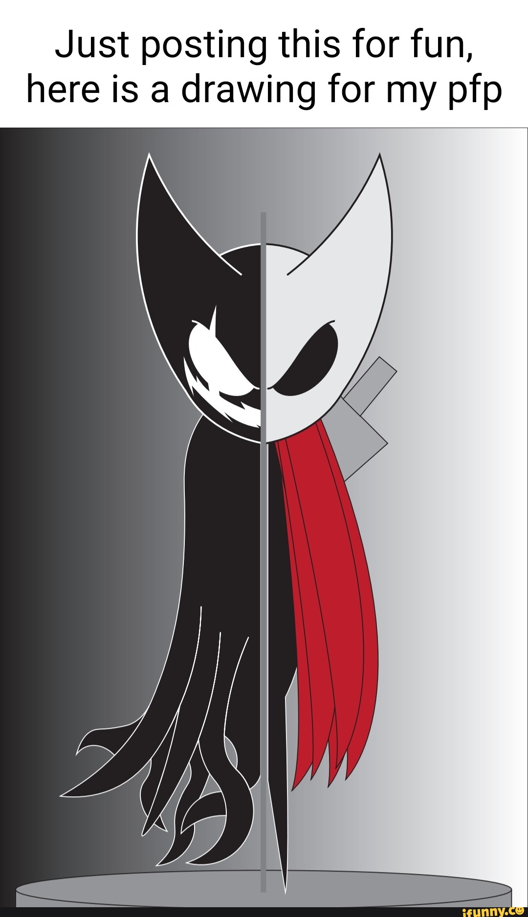 Just posting this for fun, here is a drawing for my pfp - iFunny