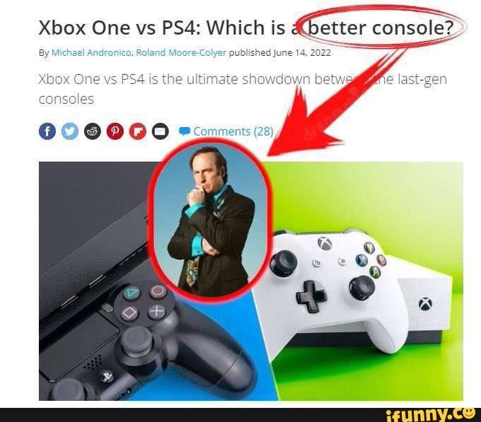 Xbox One Vs Ps4 Memes