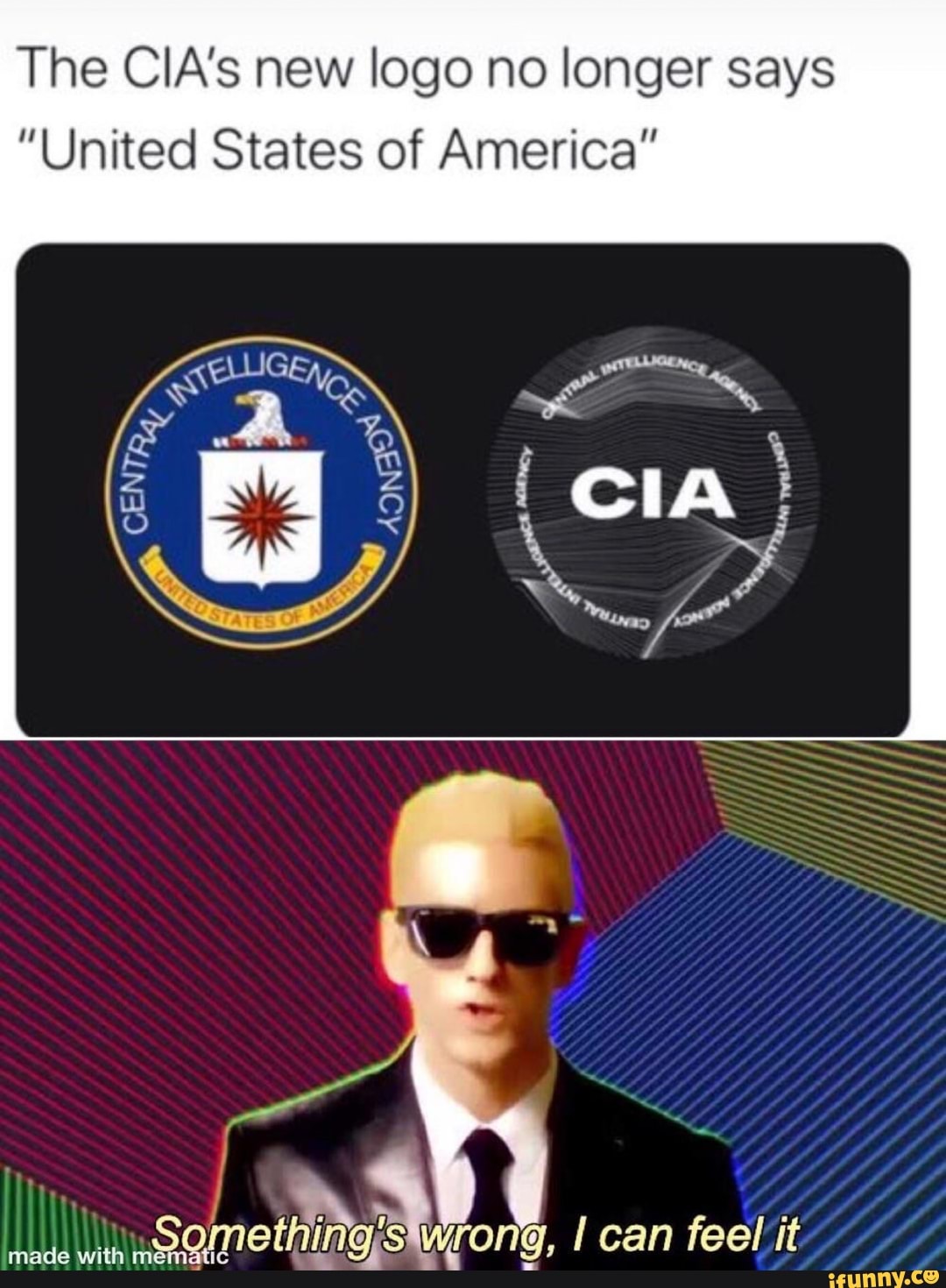 The CIA's new logo no longer says "United States of America" CIA made ...