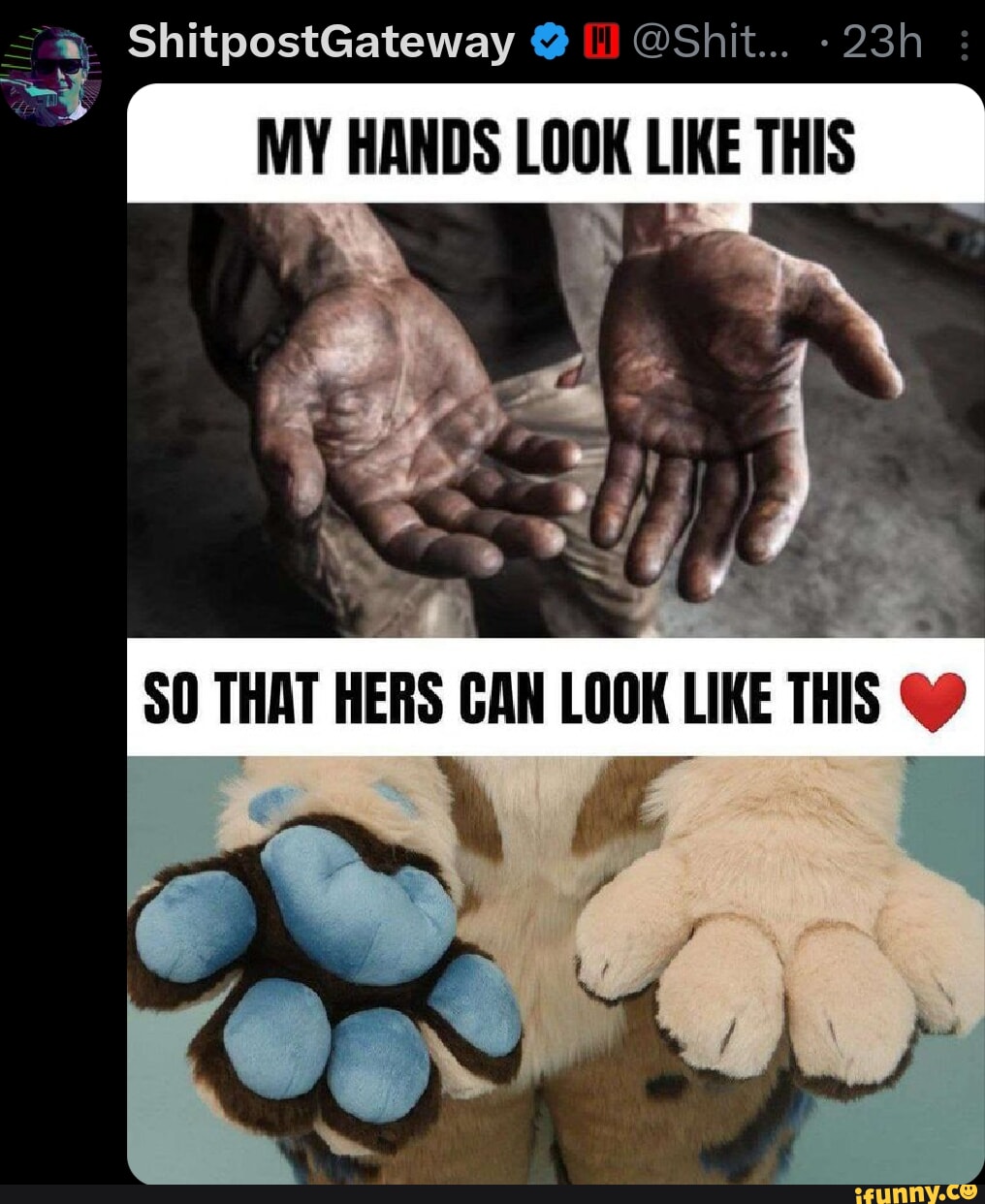 ShitpostGateway @ @Shit... MY HANDS LOOK LIKE THIS - iFunny