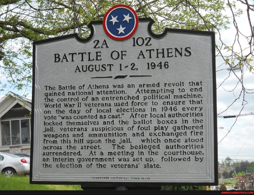 BATTLE OF ATHENS AUGUST 1-2, 1946 The Battle of Athens was an armed ...