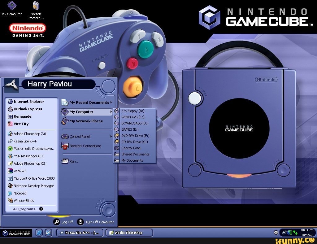 #2002 #gamecube - My Computer Pr GAMING @ internet Explorer @outiook ...