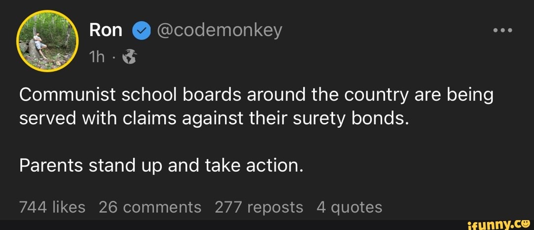 Ron @codemonkey Communist school beards around the country are being ...