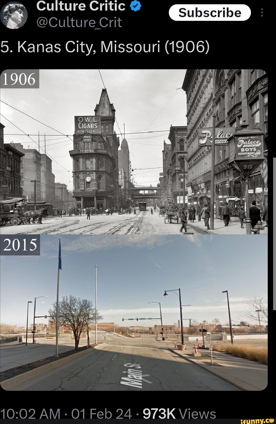 Culture Critic Subseribe @Culture Crit 5. Kanas City, Missouri (1906 ...