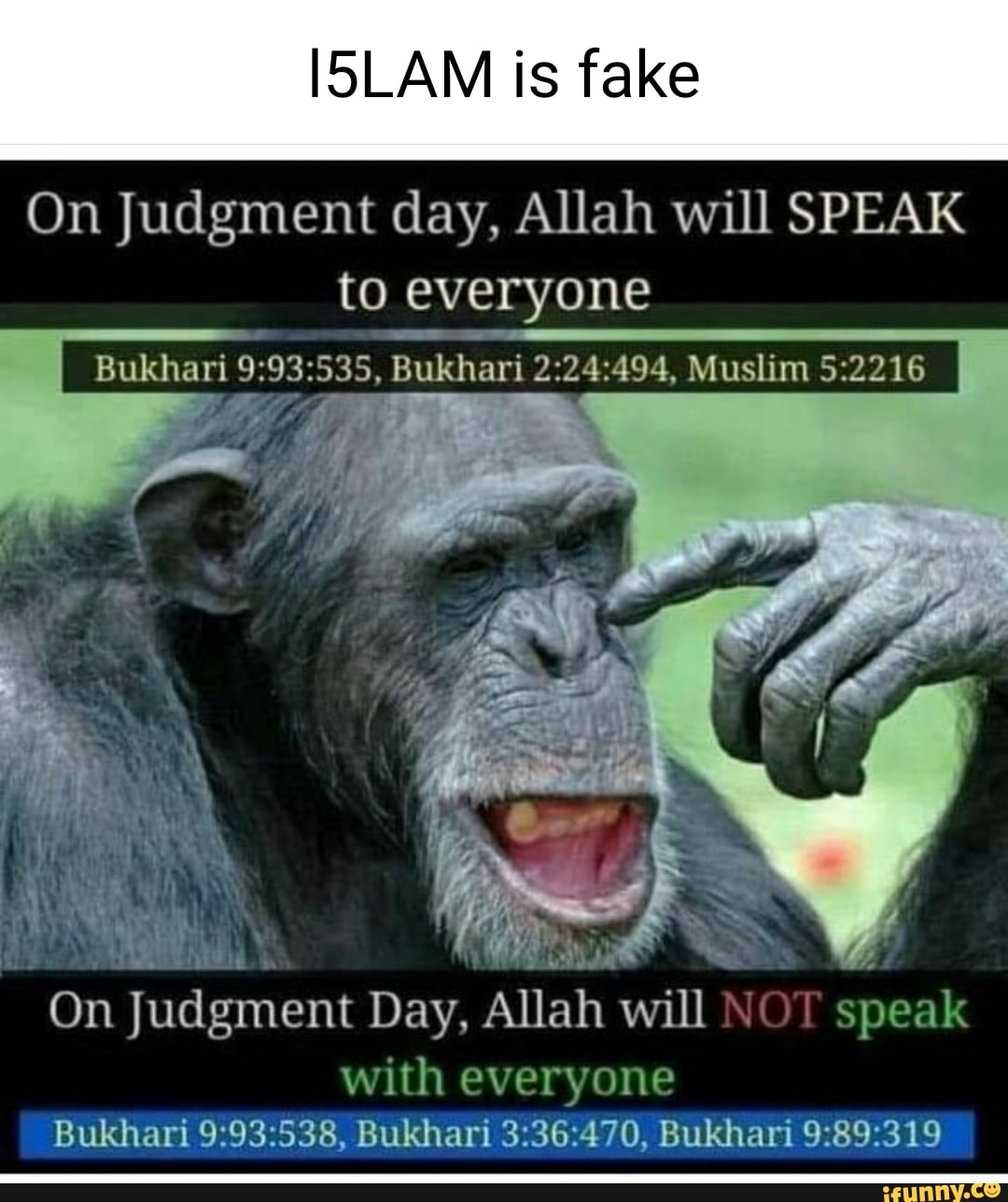 ISLAM is fake On Judgment day, Allah will SPEAK to everyone Bukhari ...