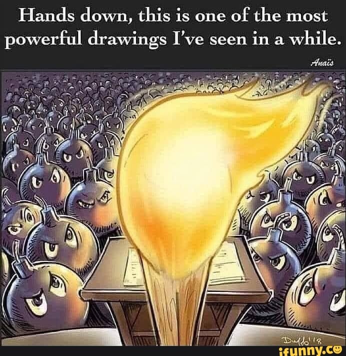 Hands down, this is one of the most powerful drawings I've seen in a ...