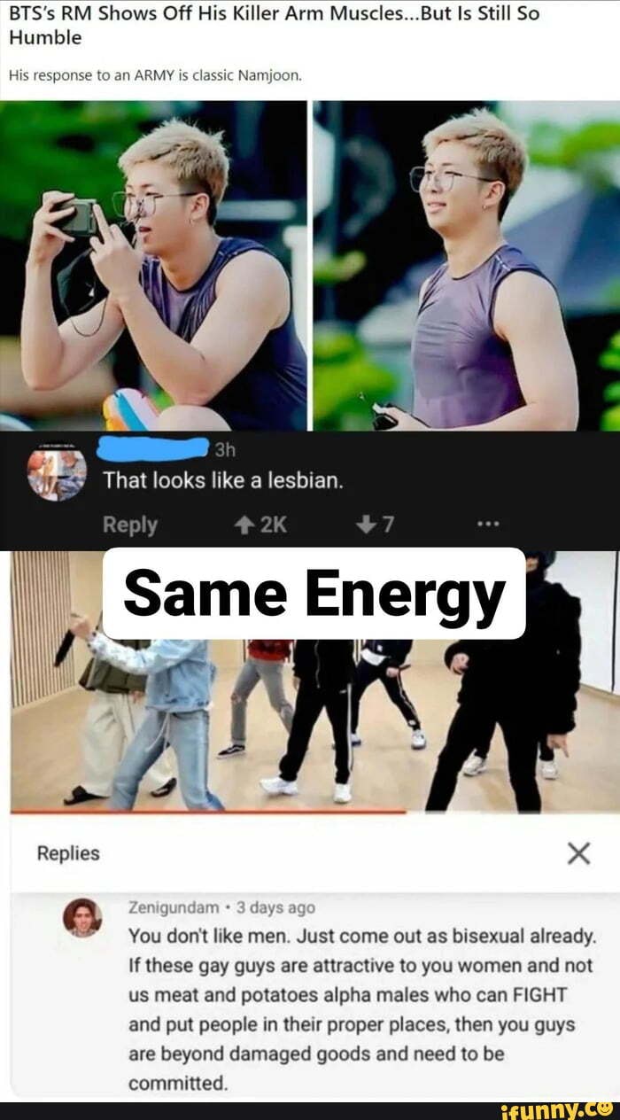 BTS's RM Shows Off His Killer Arm Muscles But Is Still So Humble His ...