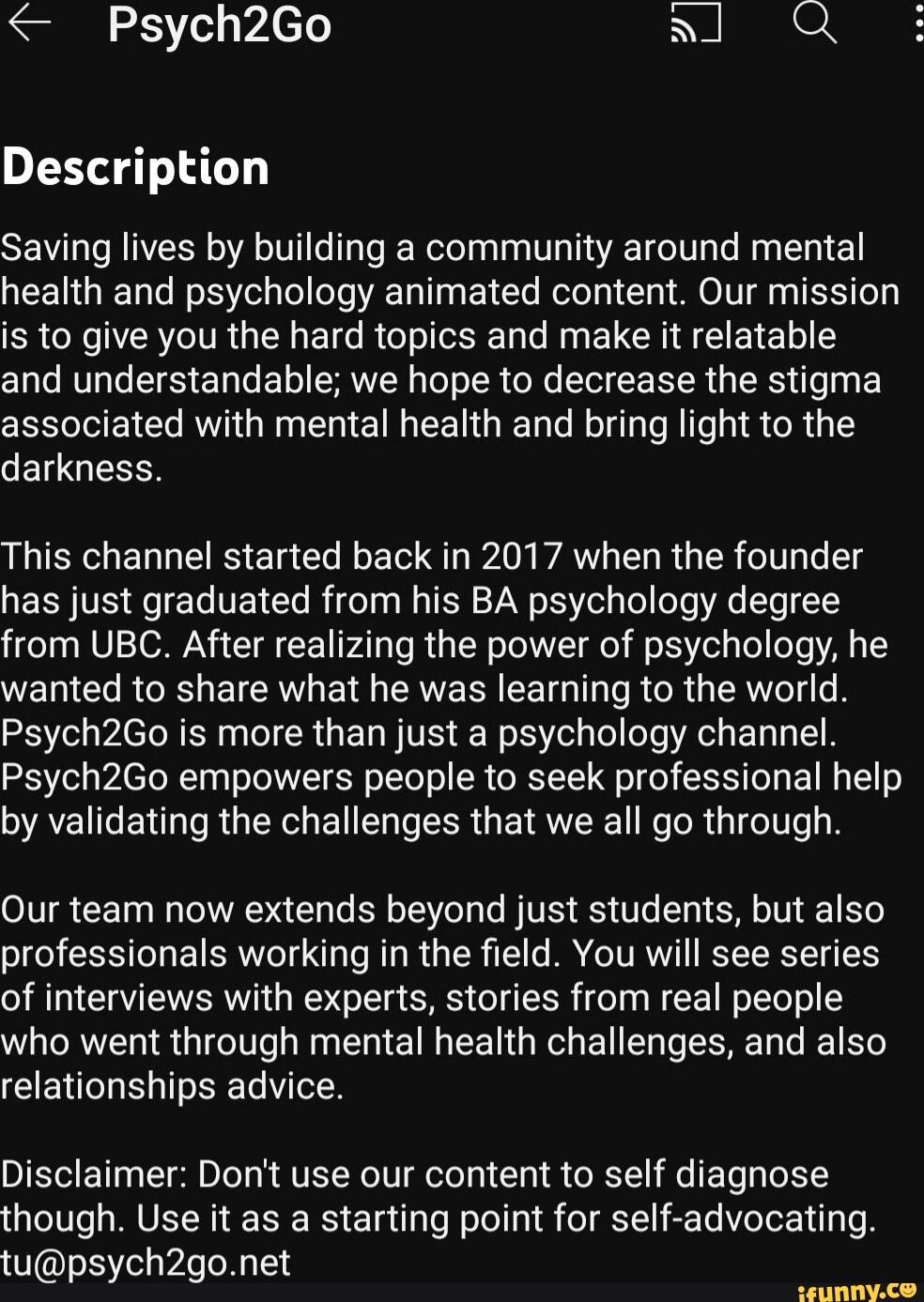 Psych2go memes. Best Collection of funny Psych2go pictures on iFunny