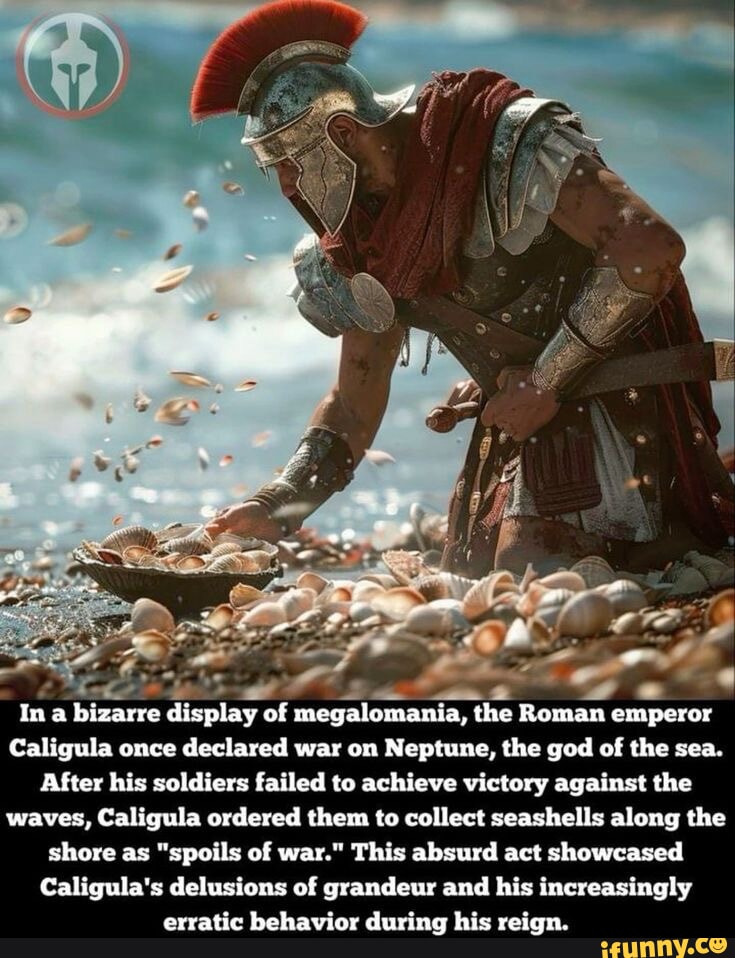 Ina bizarre display of megalomania, the Roman emperor Caligula once ...