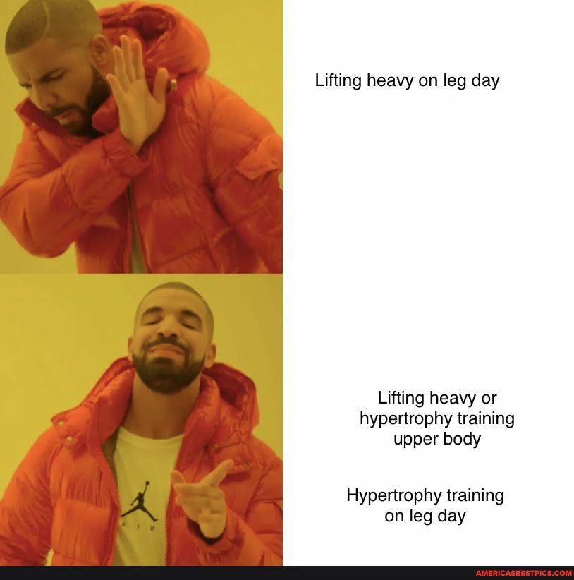 Lifting heavy on leg day Lifting heavy or hypertrophy training upper ...