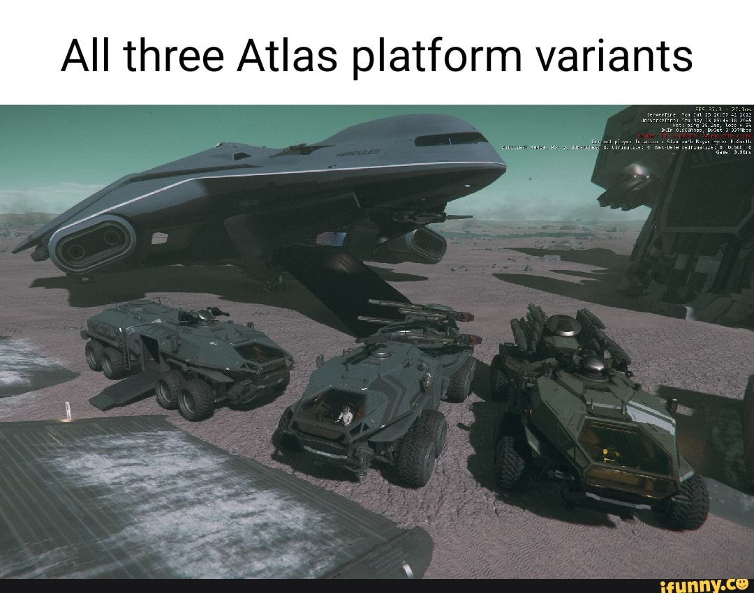 All three Atlas platform variants - iFunny