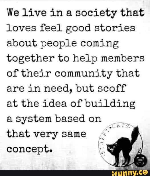 We live in a society that loves feel good stories about people coming ...