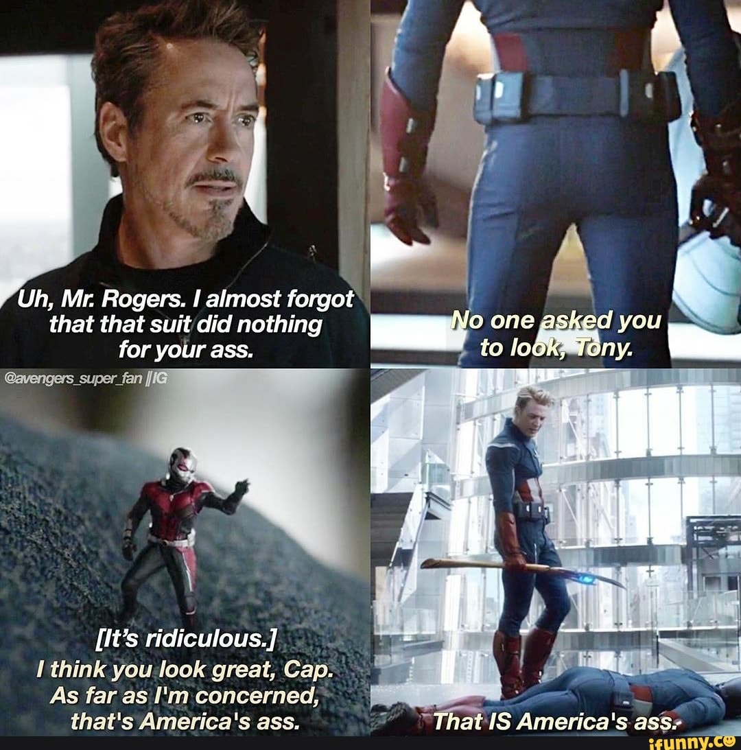 Uh, Mr. Rogers. I almost forgot that that nothing one you for your ass ...