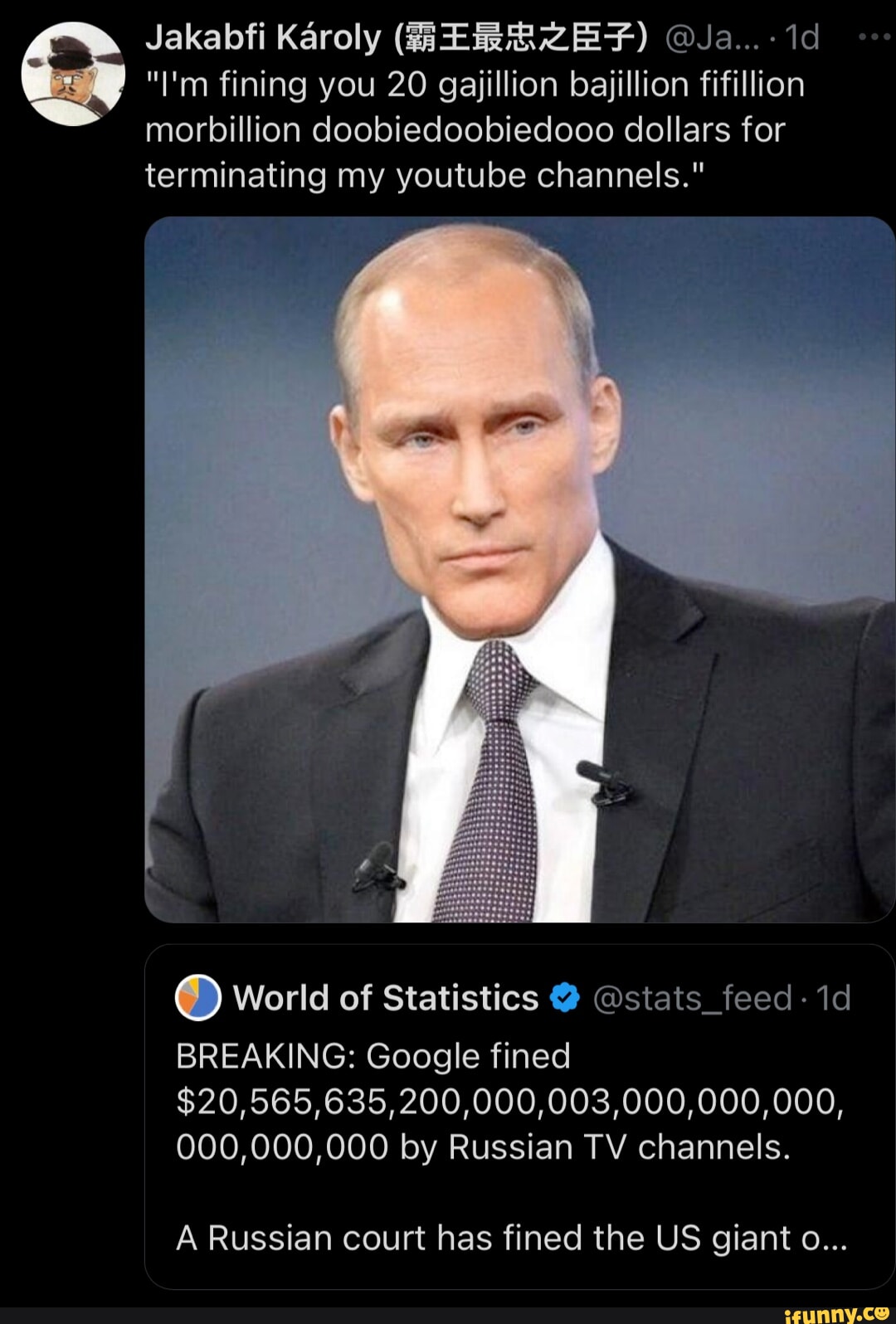 Jakabfi Karoly (BERBZEF) @Ja...- "I'm fining you 20 gajillion bajillion ...