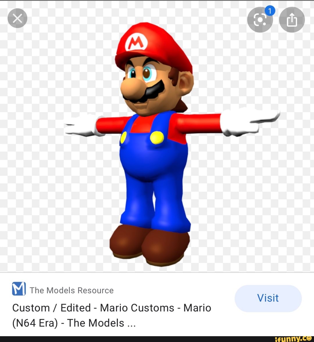 M The Models Resource Visit Custom Edited Mario Customs Mario - iFunny