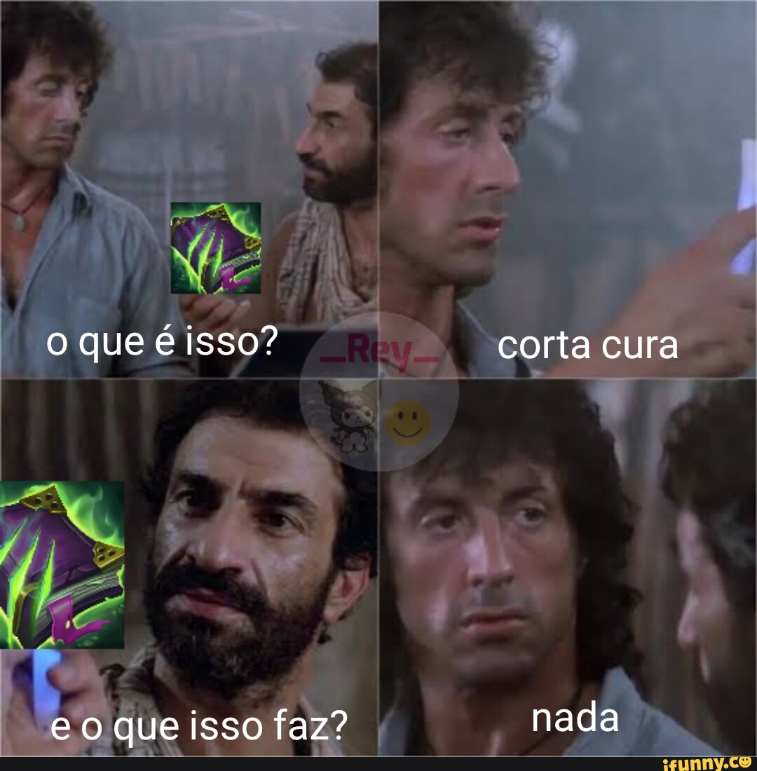 O que é isso? corta cura e o que isso faz? nada - iFunny Brazil