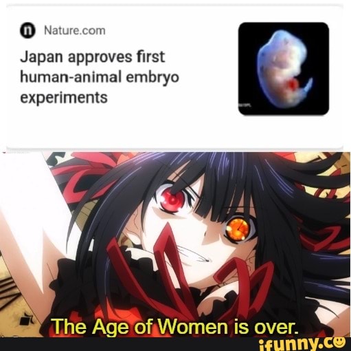 Nature.com Japan approves first human-animal embryo experiments - iFunny
