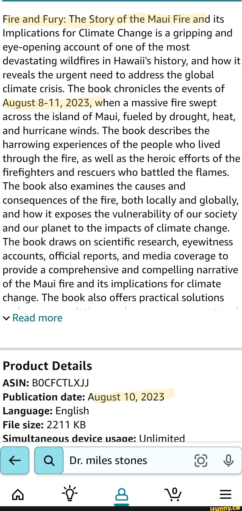 Fire and Fury: The Story of the Maui Fire and its Implications for ...