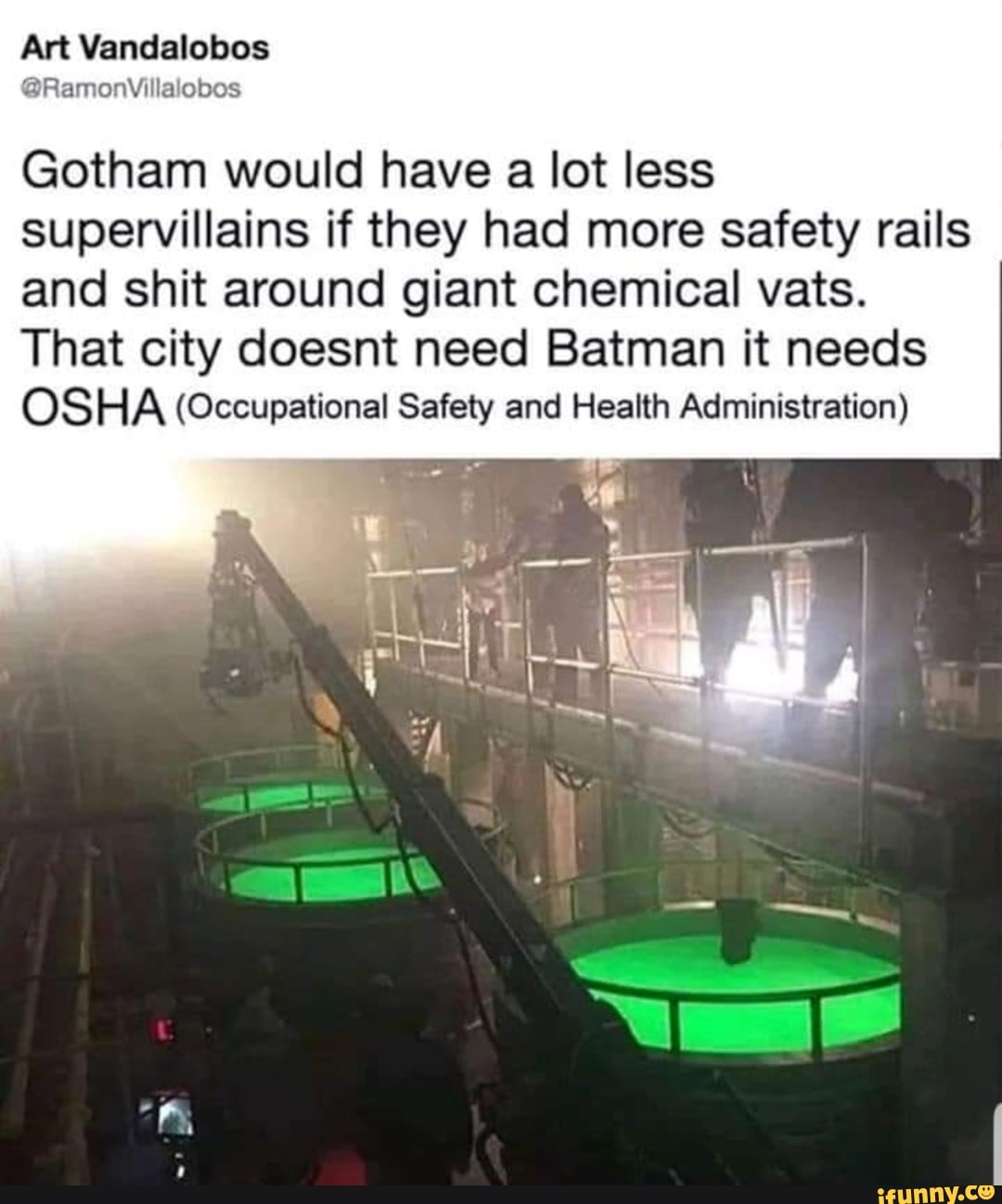 Art Vandalobos ERamonVuIIaiobos Gotham would have a lot less ...