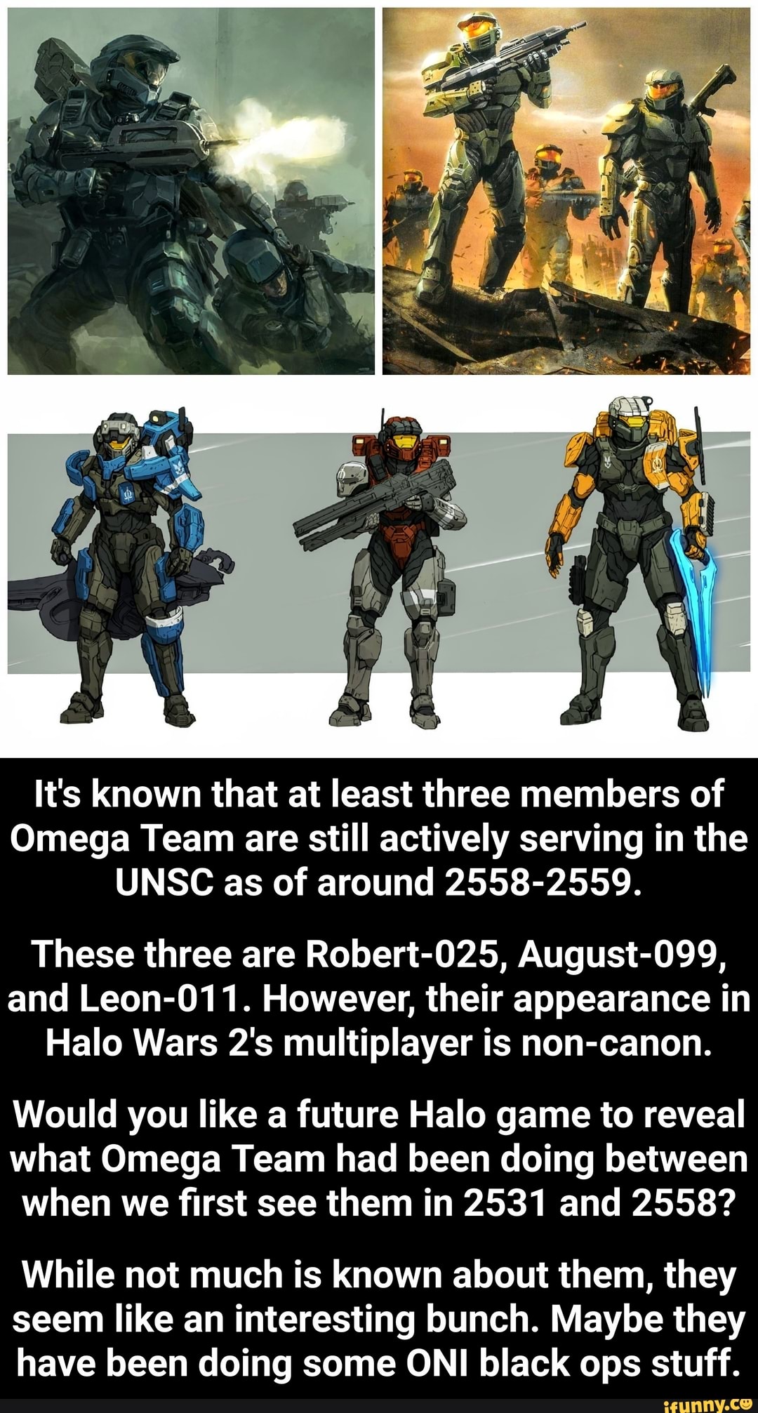 It's known that at least three members of Omega Team are still actively ...