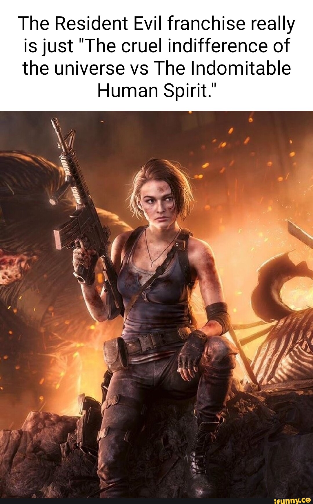 The Resident Evil franchise really is just "The cruel indifference of ...