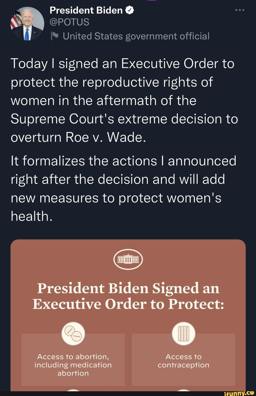 President Biden @POTUS IS United States government official Today I ...