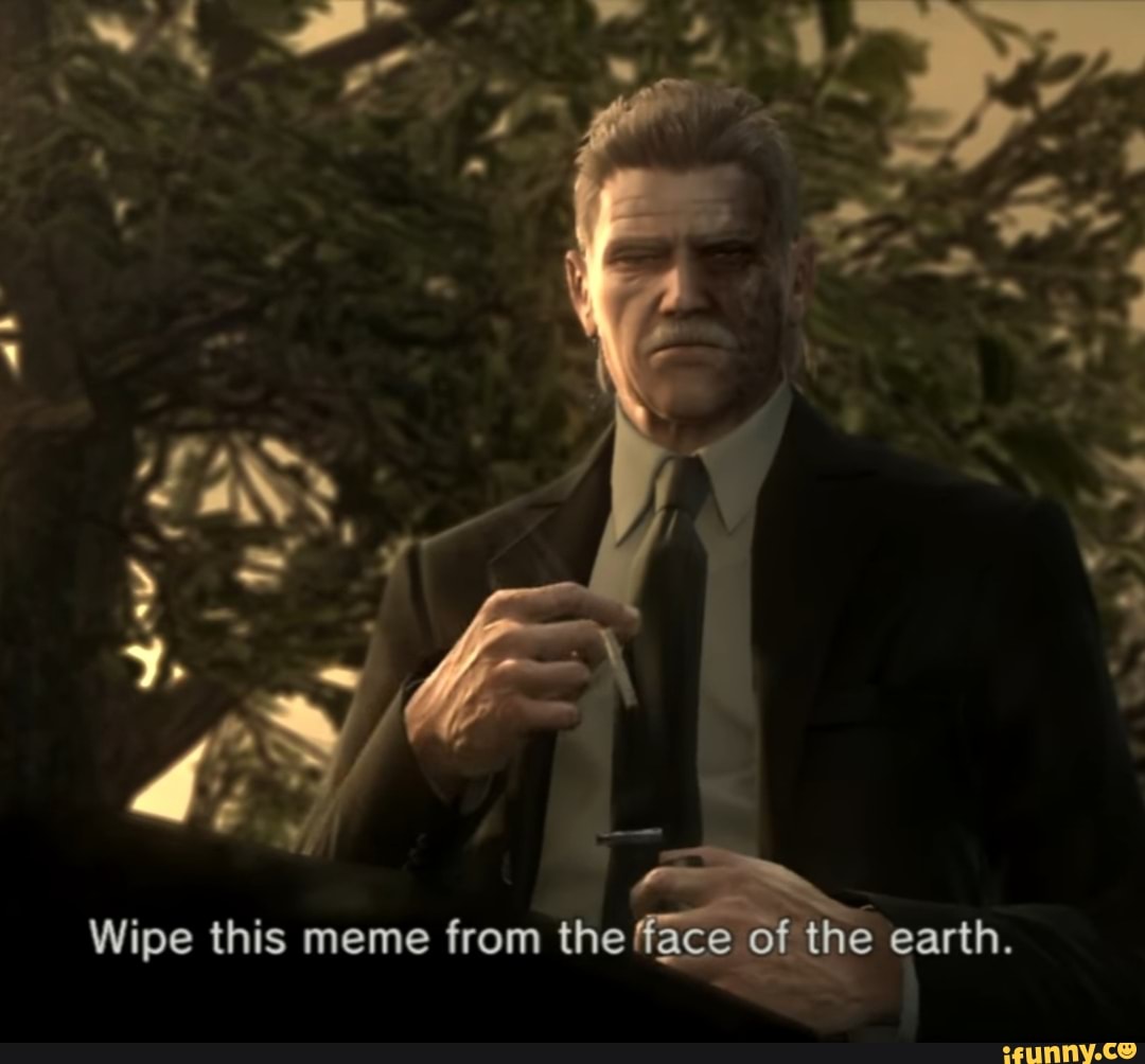 Wipe this meme from the face of the earth. - iFunny