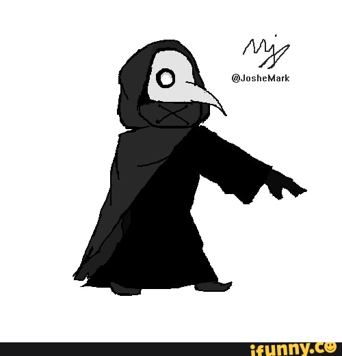 Plague Doctor Pixelart. - )