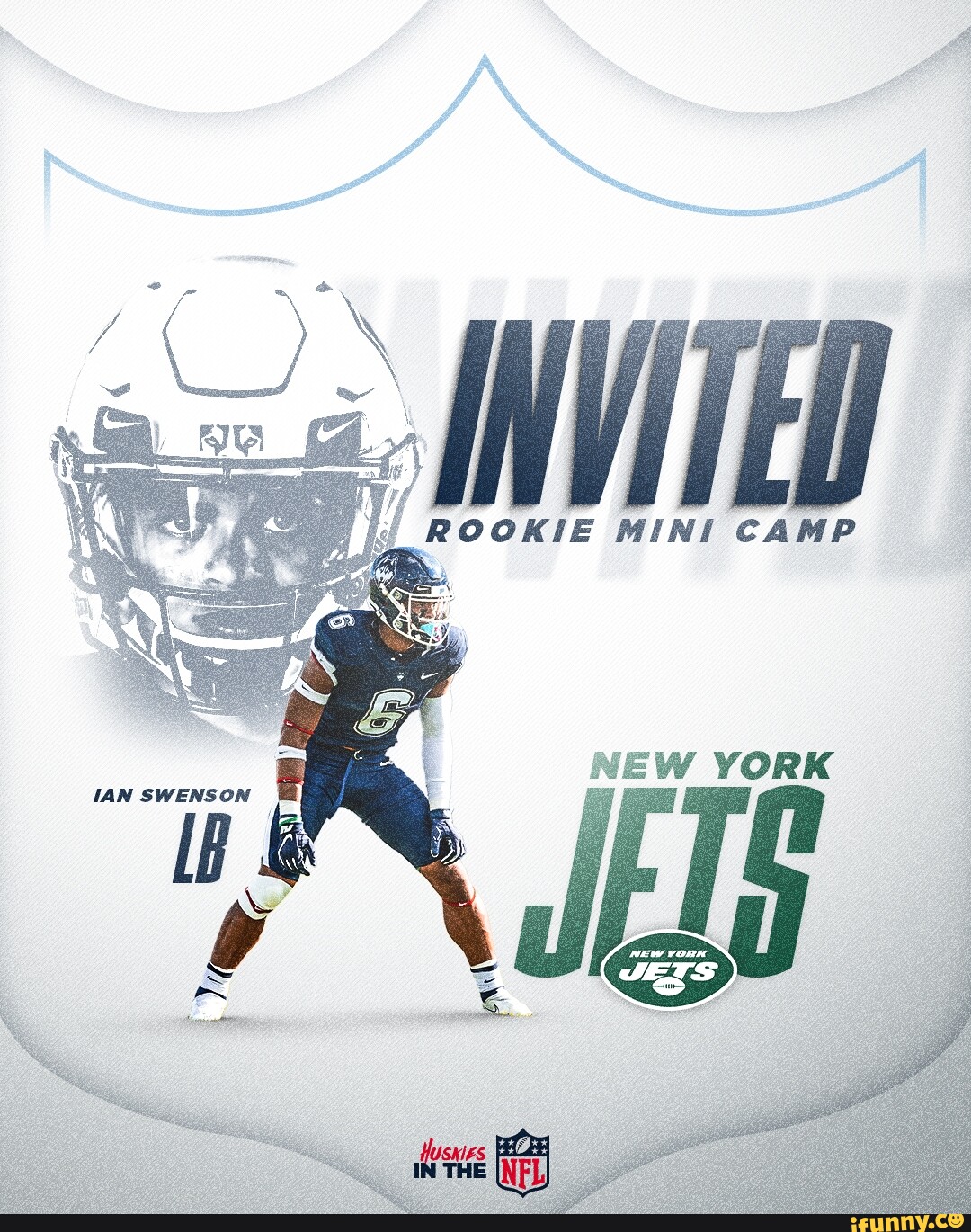 Aa INVITED ROOKIE MINI CAMP NEW YORK IAN SWENSON - iFunny