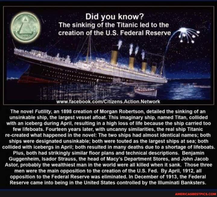 Did you know? The sinking of the Titanic led to the creation of the U.S ...