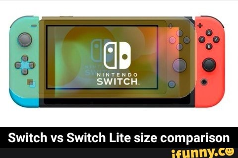 Switch vs Switch Lite size comparison - Switch vs Switch Lite size ...