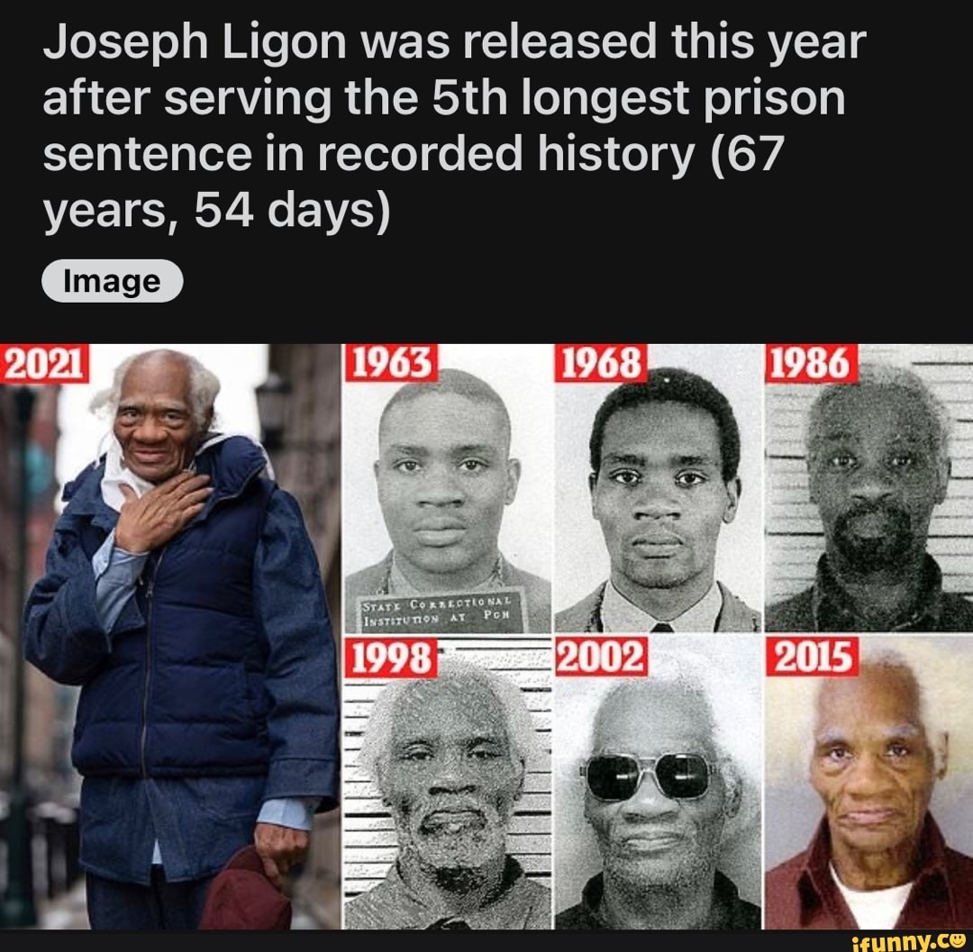 Joseph Ligon was released this year after serving the longest prison ...