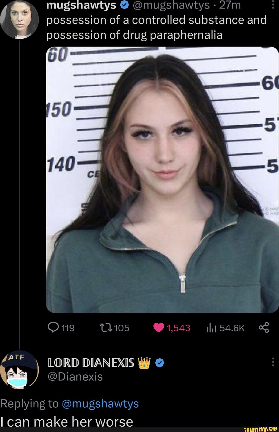 Possession of a controlled substance and mugshawtys @ @mugshawtys possession of drug ...