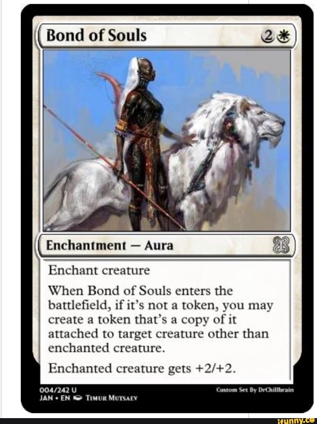 Bond of Souls I Enchantment - Aura Enchant creature I When Bond of ...