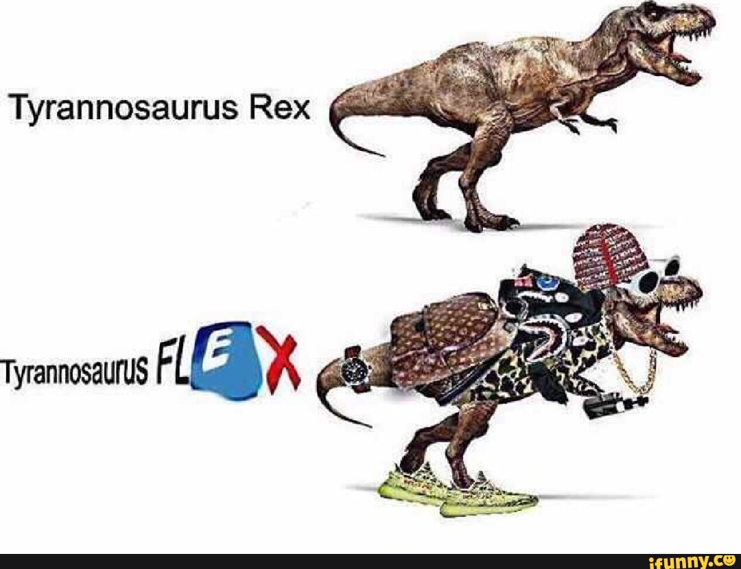 Tyrannosaurus Rex Tyrannosaurus FLEX - iFunny