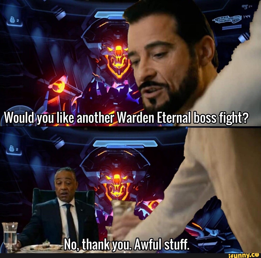 Would you like another Warden Eternal boss fight? No, thank you. Awful ...