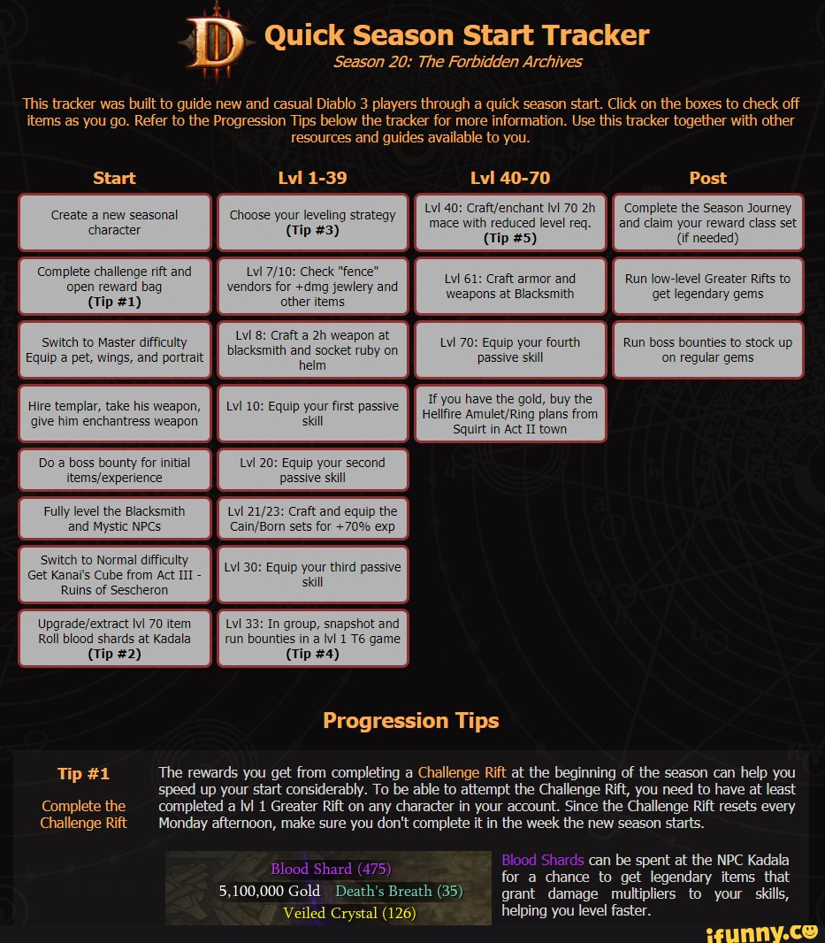 DiabloSeasons.com Preview - )