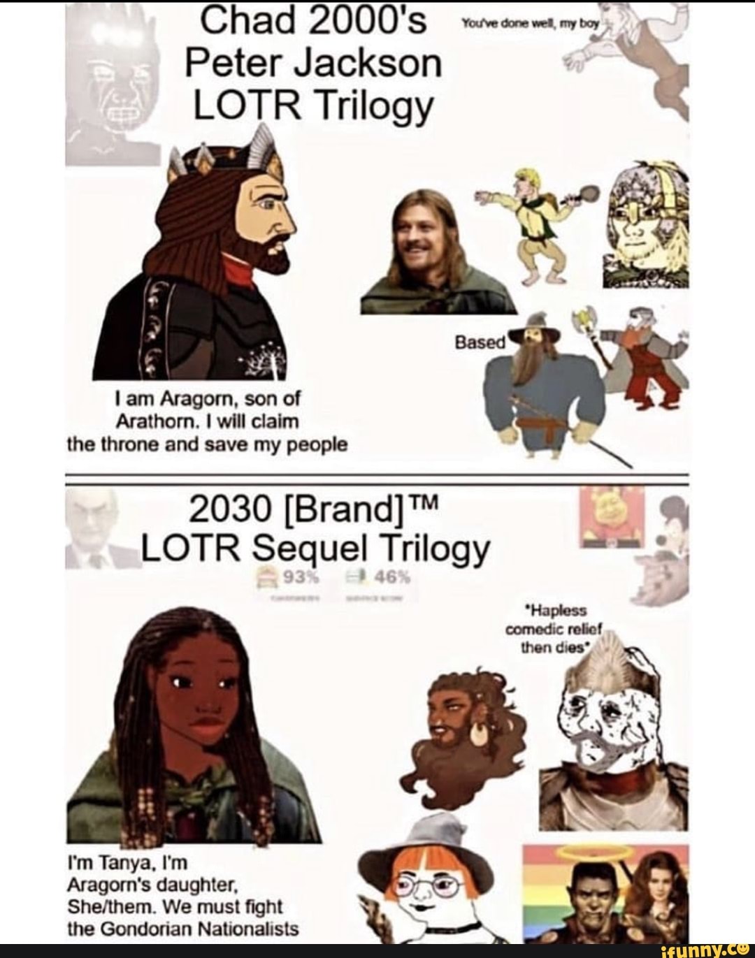 Chad 2000' Peter Jackson LOTR Trilogy am Aragorn, son of Arathorn, I ...